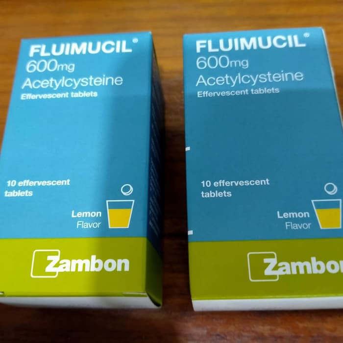 Fluimucil a 600mg effervescent tablet 10's x 2 | BeeCost