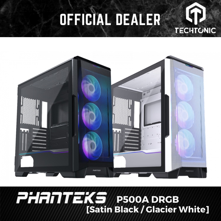 PHANTEKS Eclipse P500A DRGB - Premium Mid-Tower Tempered Glass Casing ...