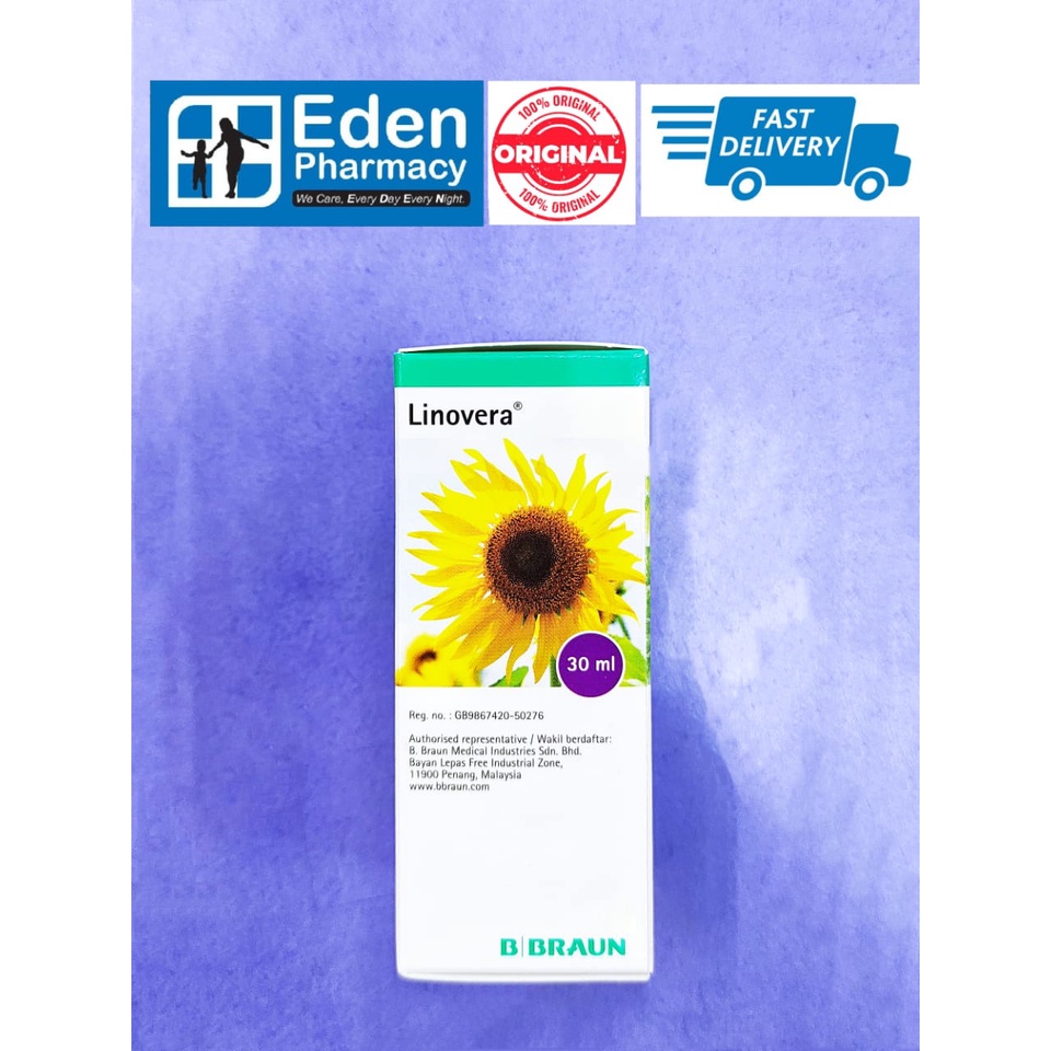 B BRAUN Linovera ( Solution of hyperoxygenated fatty acids ) ( 30ml ...
