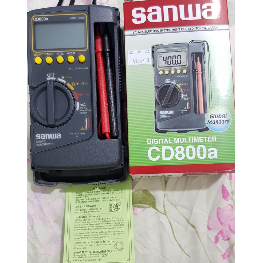 Sanwa CD800a Digital Multimeter (NEW & ORI SANWA) | Shopee Malaysia