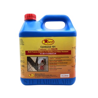 SCP Cembond 101 Latex 4Ltr /susu mosaic / susu gum/ gum susu/ tile ...