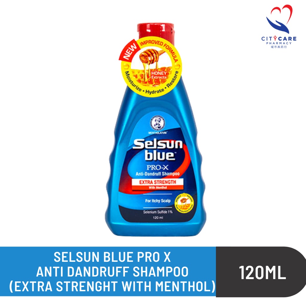 Selsun Blue PRO X Anti Dandruff Shampoo Extra Strength with Menthol ...