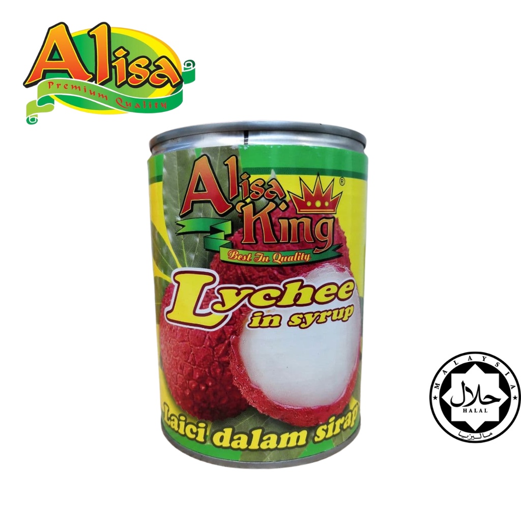 Alisa King Best In Quality Lychee in syrup Laici Tin dalam sirap ...
