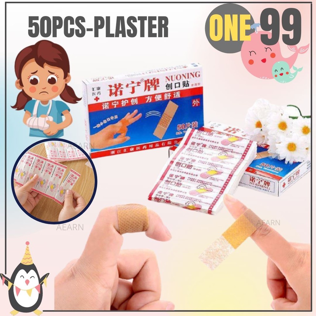 READY STOCK-PLASTER 50 STRIPS Plaster Luka Berubat | Shopee Malaysia