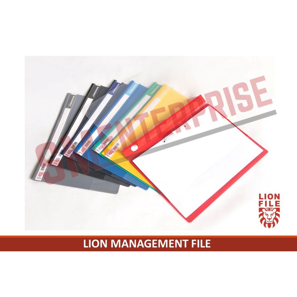 Lion Management File 1packet 12 unit | Shopee Malaysia