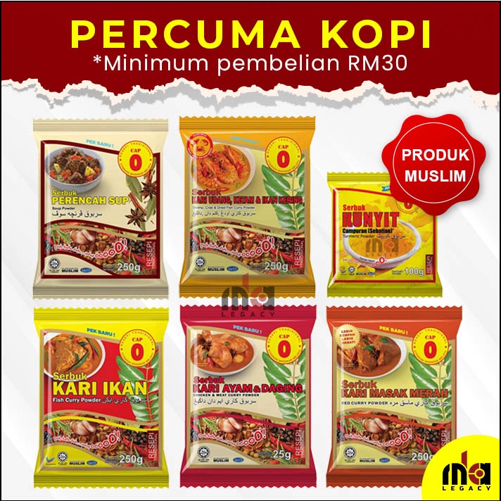 Rempah Kari Cap O - Original Kedah | Shopee Malaysia