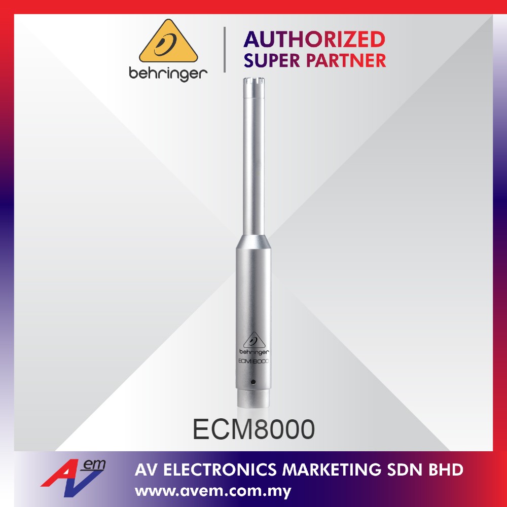 BEHRINGER ECM8000 Ultra-Linear Measurement Condenser Microphone ...