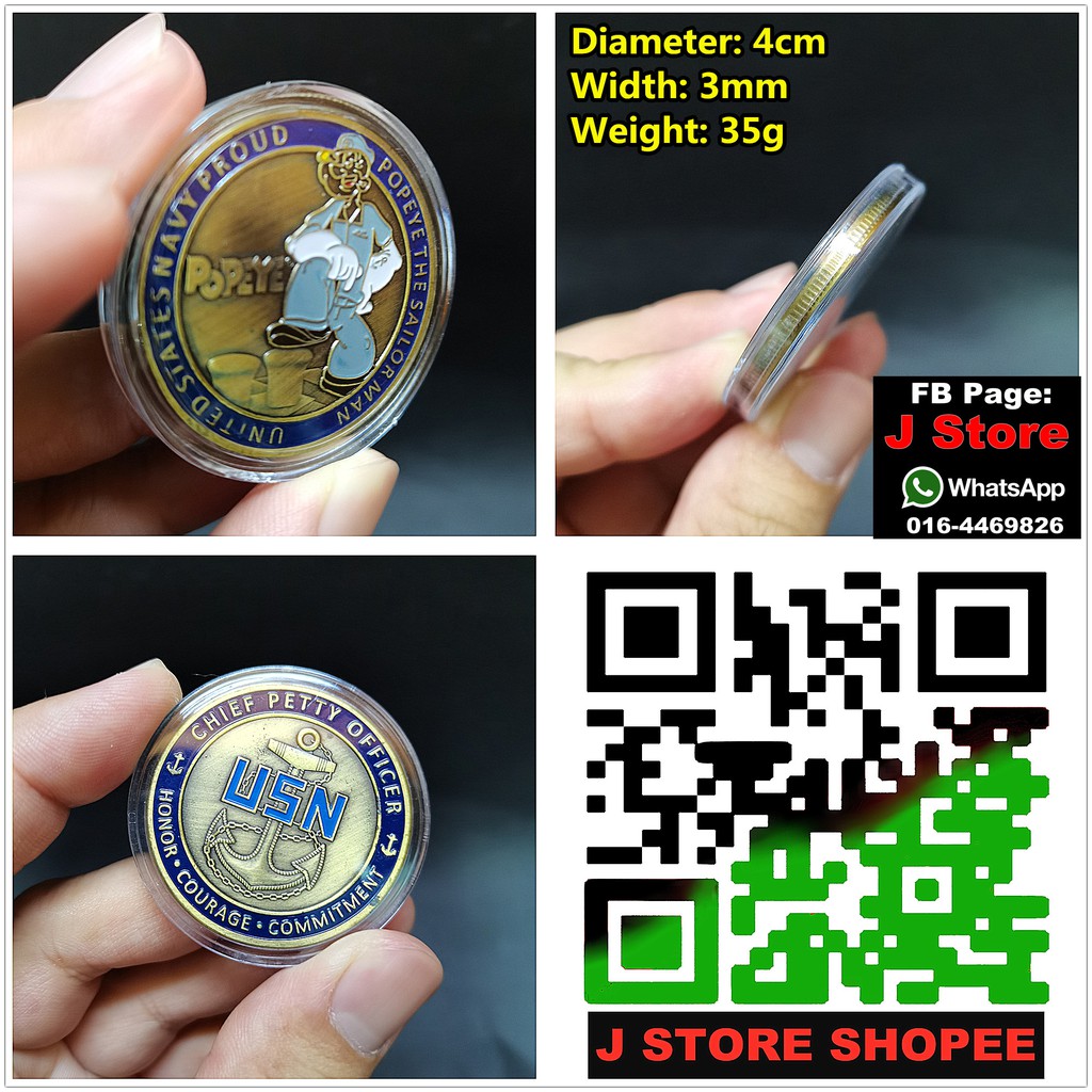 Popeye the sailor coin collection ( J Store ) | Shopee Malaysia