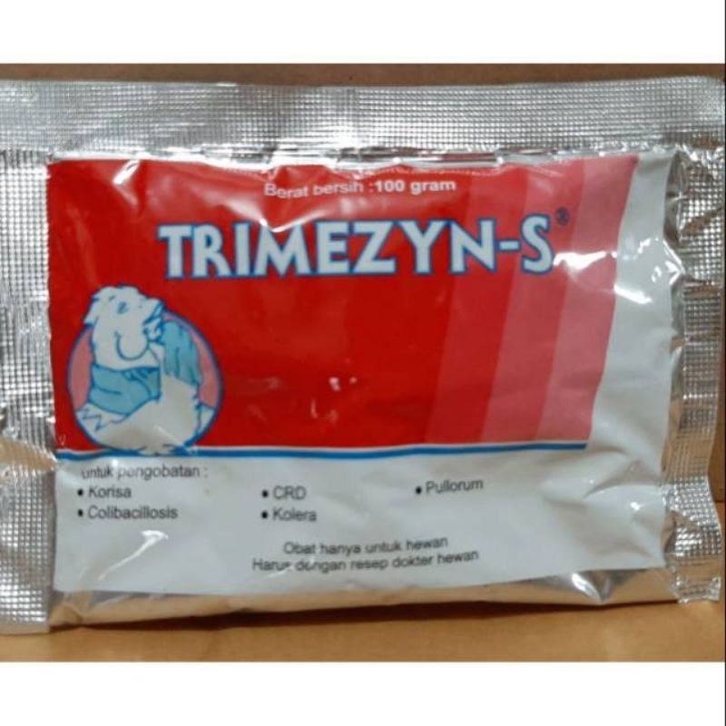 TRIMEZYN-S 50gram & 100gram For Poultry. READY STOK UBAT AYAM BERAK ...