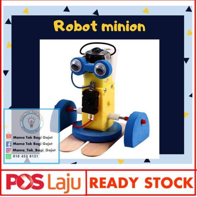 RBT DIY Robot Minion for kids STEM Educational | Shopee Malaysia
