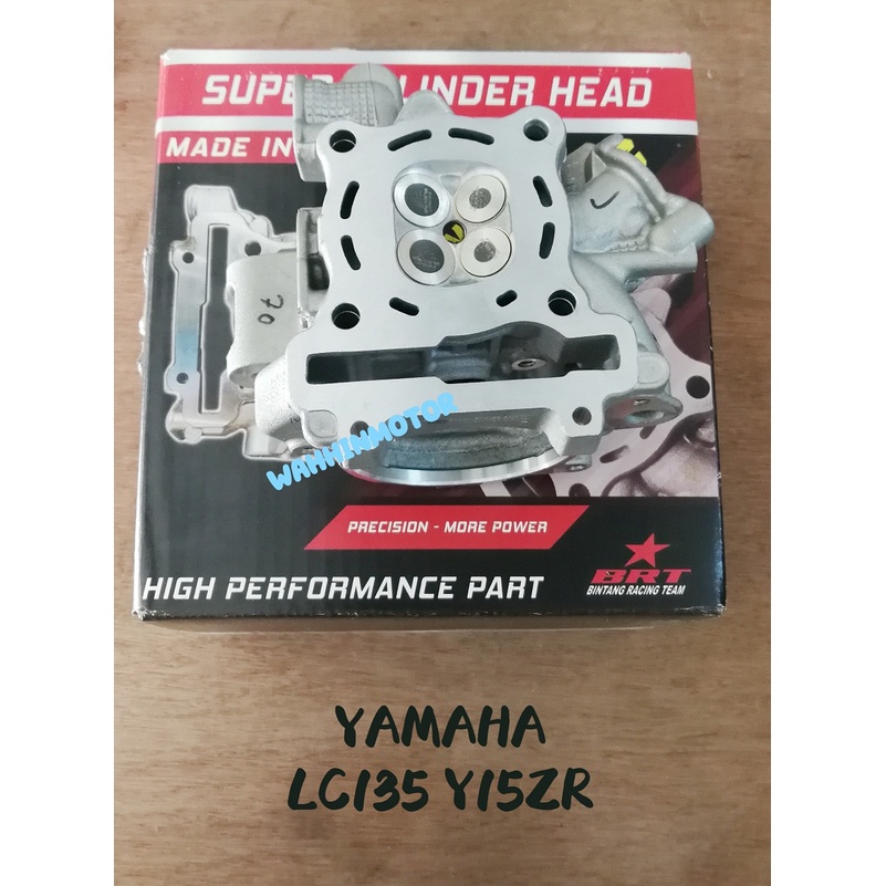 [ BRT ] YAMAHA Y15ZR Y-SUKU Y15 MX KING CNC PORTING SUPER CYLINDER HEAD 19/22 - 100% ORIGINAL ...