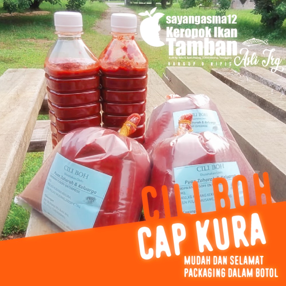 500gm Cili Boh CAP KURA Fresh Dari Kilang!! (DALAM BOTOL) | Shopee Malaysia