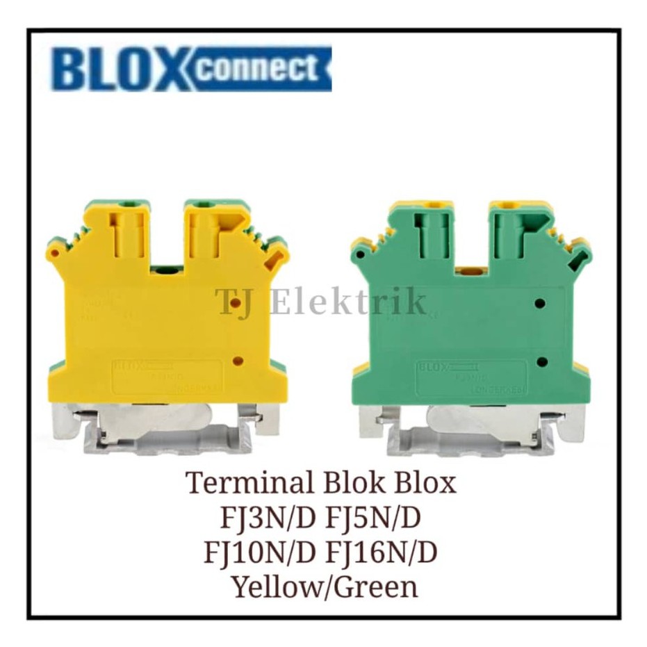 TERMINAL BLOK BLOX FJ3N/D FJ5N/D FJ6N/D FJ10N/D FJ16N/D (yellow green ...