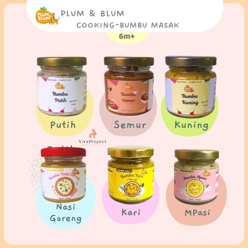 6+ PLUM & BLUM PREMIUM BABY SAUCE / Cooking Speed MPASI 100G | Shopee ...