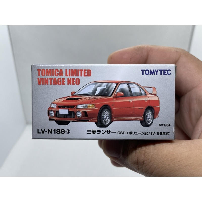 TOMICA LIMITED VINTAGE NEO 1/64 MITSUBISHI LANCER EVOLUTION IV - RED # ...