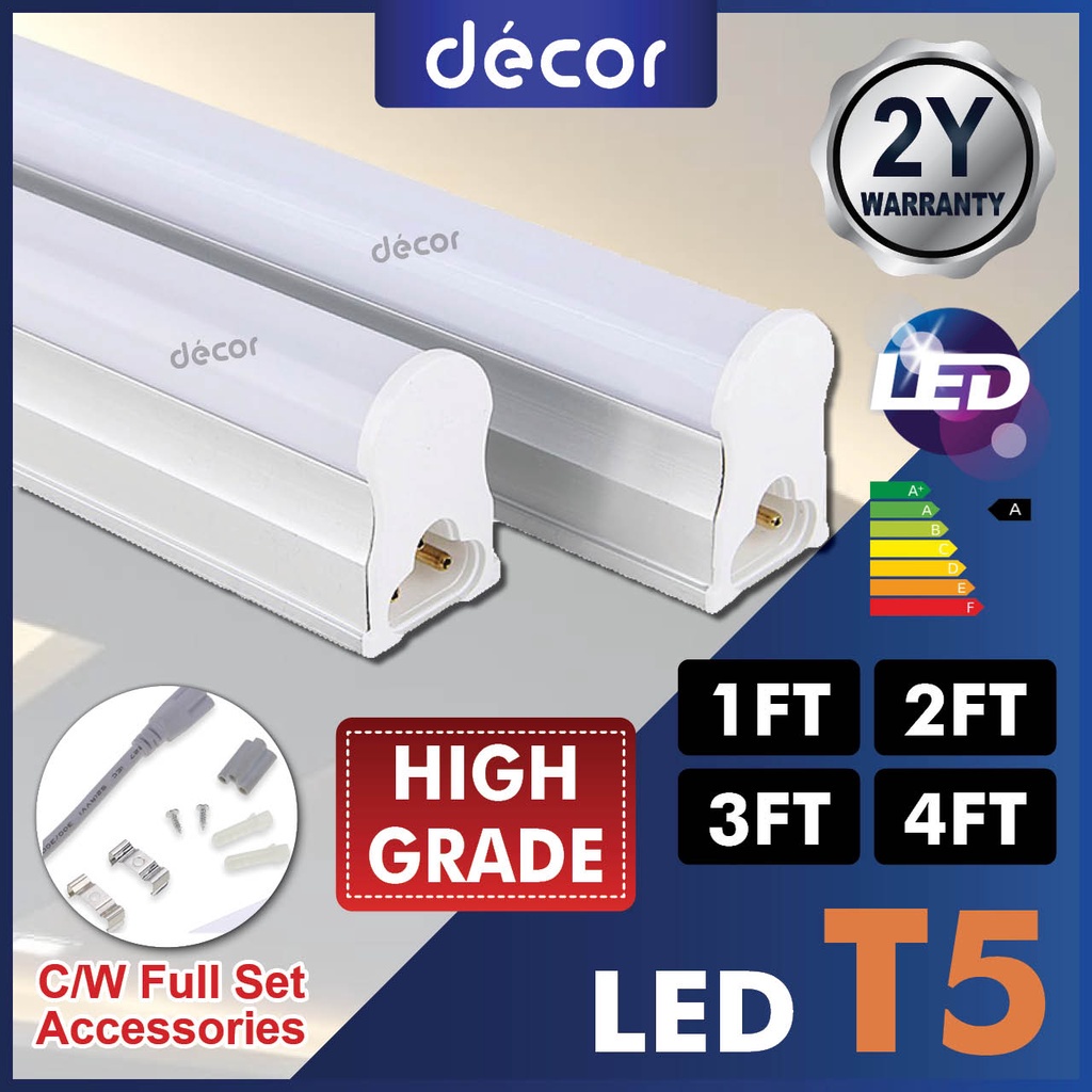 High Grade LED T5 LED Tube Light Wall Ceiling Strip Lighting Lampu ...