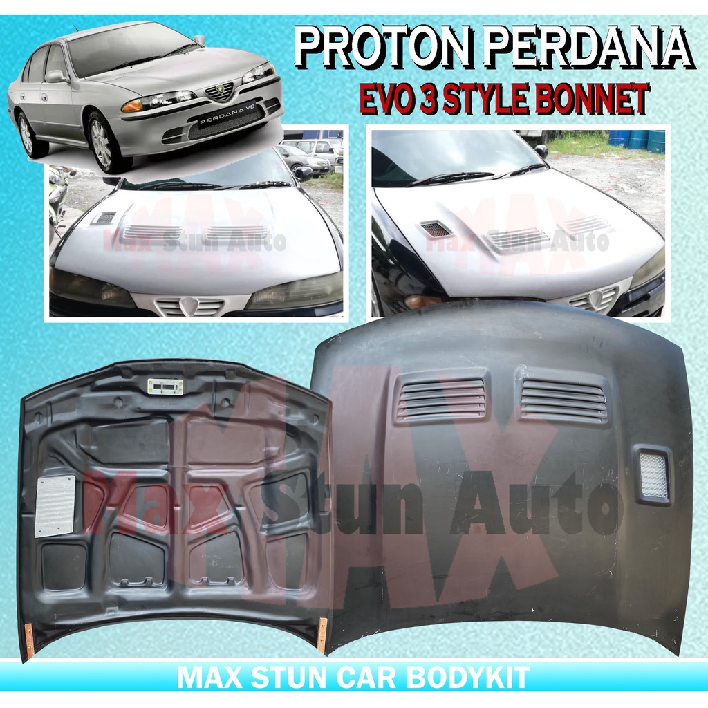PROTON PERDANA EVO3 E3 LOOK FRONT BONNET (EVO 3) BONET DEPAN FOR ...