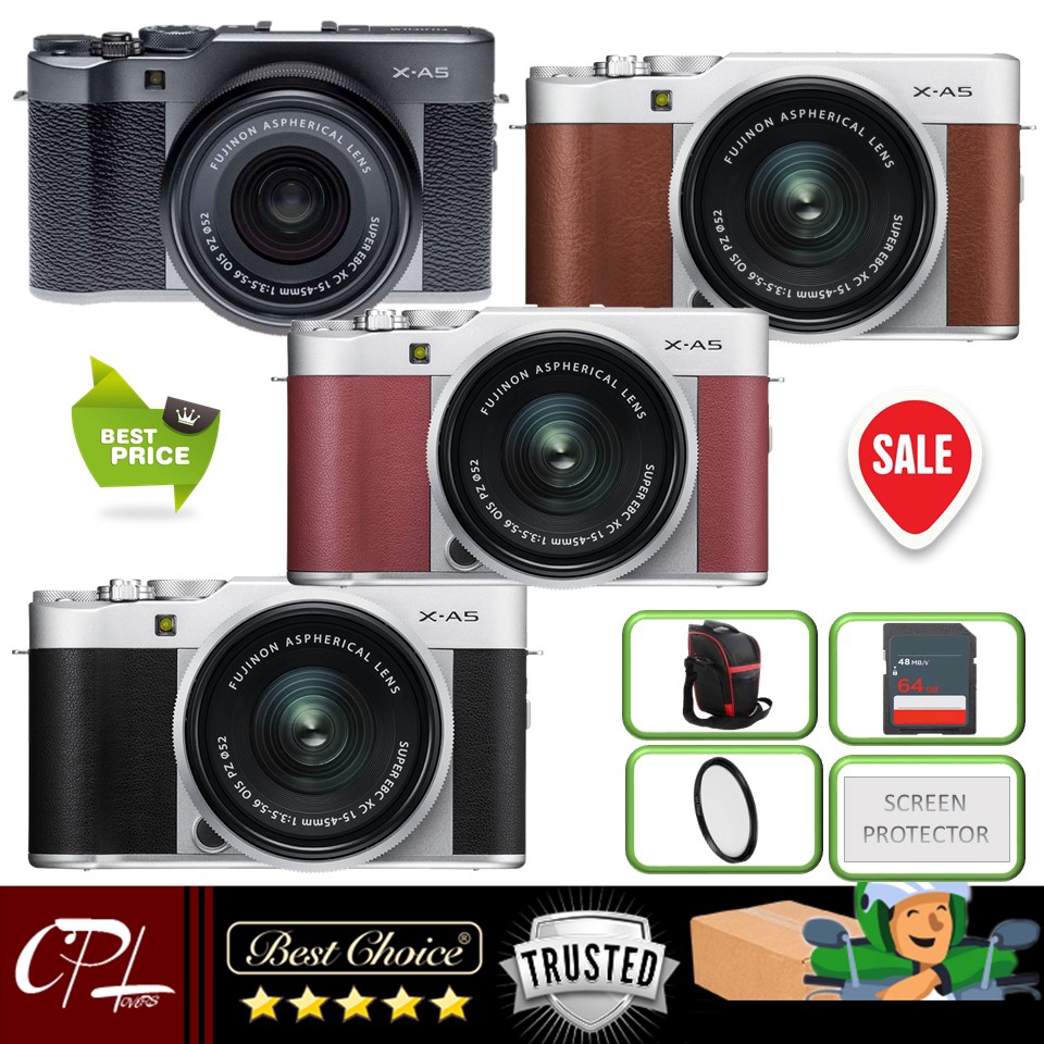 Fujifilm x-a5 kit 15-45mm f / 3.5-5.6 ois pz package 4 | BeeCost