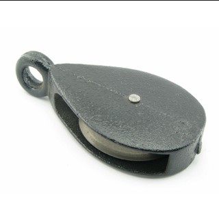 SINGLE ROPE PULLEY CAST IRON PULLY MATERIAL BESI TANGKAI TALI PULLEY ...
