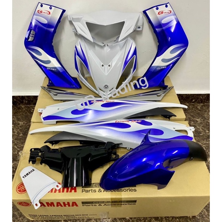 Yamaha LC135V1 LC 135 V1 Coverset Cover set Biru Api | Shopee Malaysia