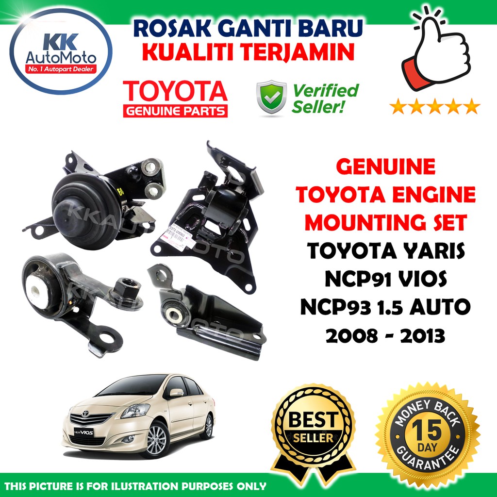 Toyota Yaris NCP91 Vios NCP93 1.5 Auto 2008 - 2013 Original Genuine ...