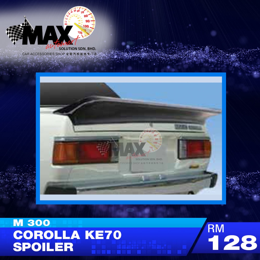 TOYOTA CARROLLA KE70, COROLLA 1990-1995,1996-1998 SPOILER | Shopee Malaysia