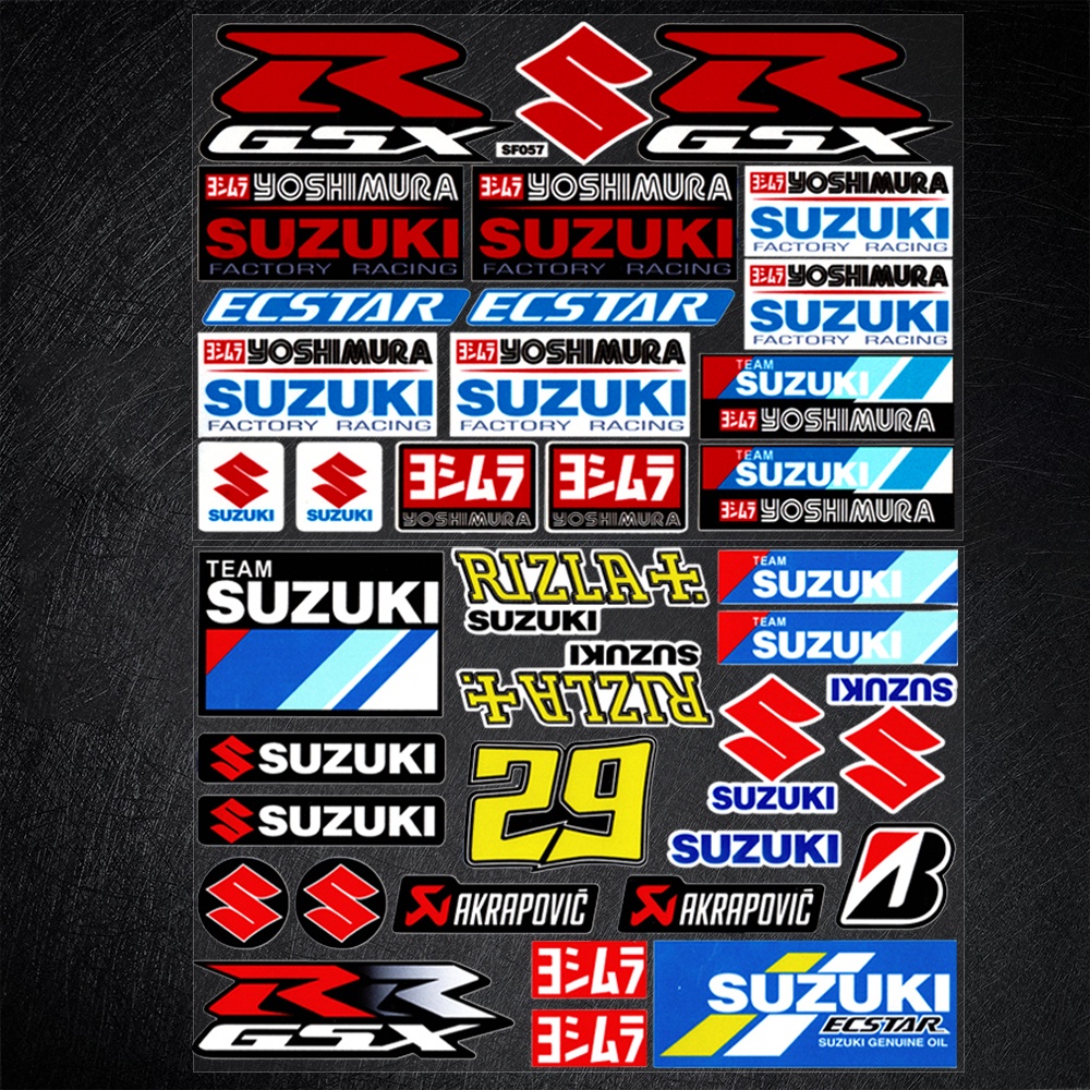 SUZUKI Motorcycle Sticker SUZUKI Reflective Sticker Suitable For SUZUKI ...