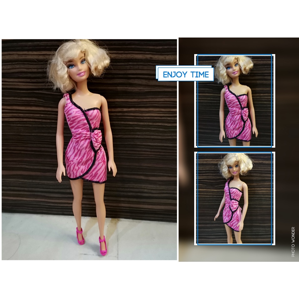 Barbie Cloth Set with Shoe (without Doll) | Shopee Malaysia