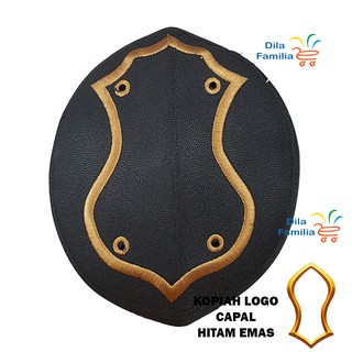 Kopiah Capal Nabi Logo Putih Hitam Emas Gold Tebal Dewasa Budak Lelaki ...