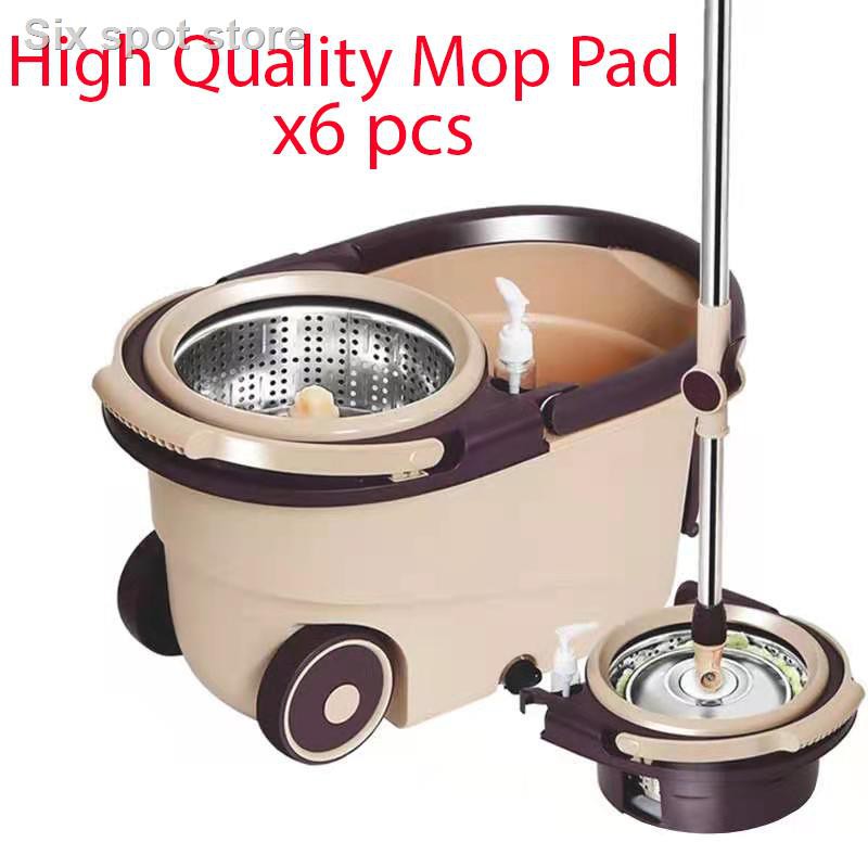 360° easy spin mop stainless magic 'mop head upgrade version' | BeeCost