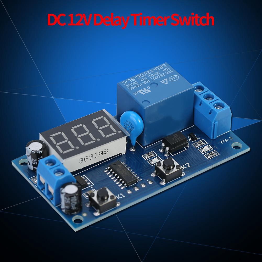 DC 12V Cycle Delay Timer Switch Module Board Infinite Loop | Shopee Malaysia
