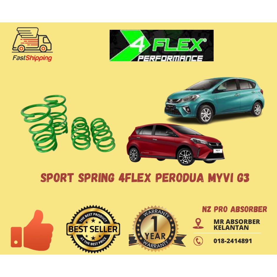 Myvi/Myvi 1st/Myvi icon/Myvi lagi best/Myvi 3rd Generation Spring 4Flex ...