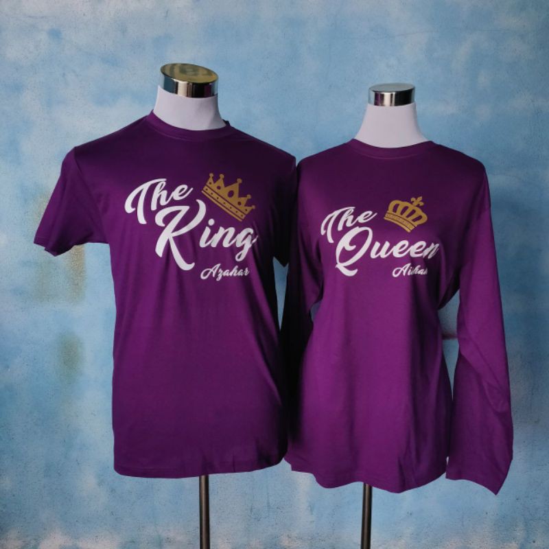 T Shirt Family Birthday Rewang Team Couple SHORT SLEEVE Boleh ADD