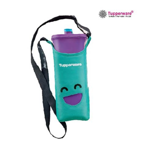 Tupperware Smiley Bottles (1) 2.0L (Purple) + Pouch (Green) | Shopee ...
