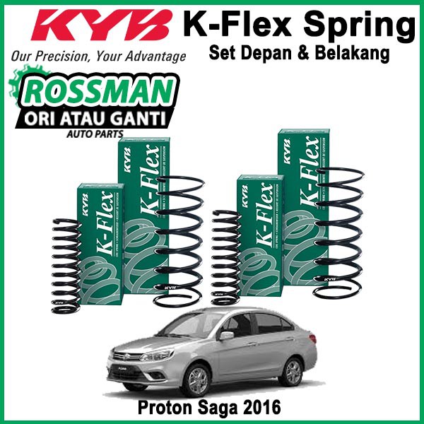 Proton Saga 2016 KYB KAYABA Original K-Flex Coil Spring Set | Shopee ...