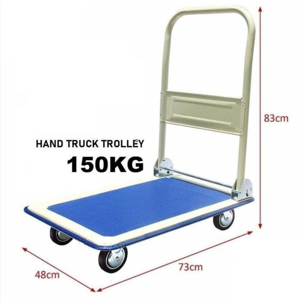 Metal Trolley Capacity 150kg High Quality Iron 150kg Foldable Platform ...