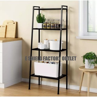4 Tier Multipurpose Metal Mesh Shelf Book Rack Book Shelf | Shopee Malaysia