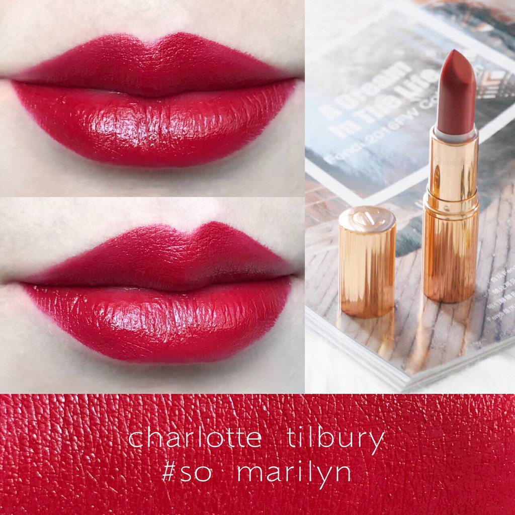 Charlotte Tilbury CT Moisturizing Lipstick Kissing Lipstick so marilyn ...