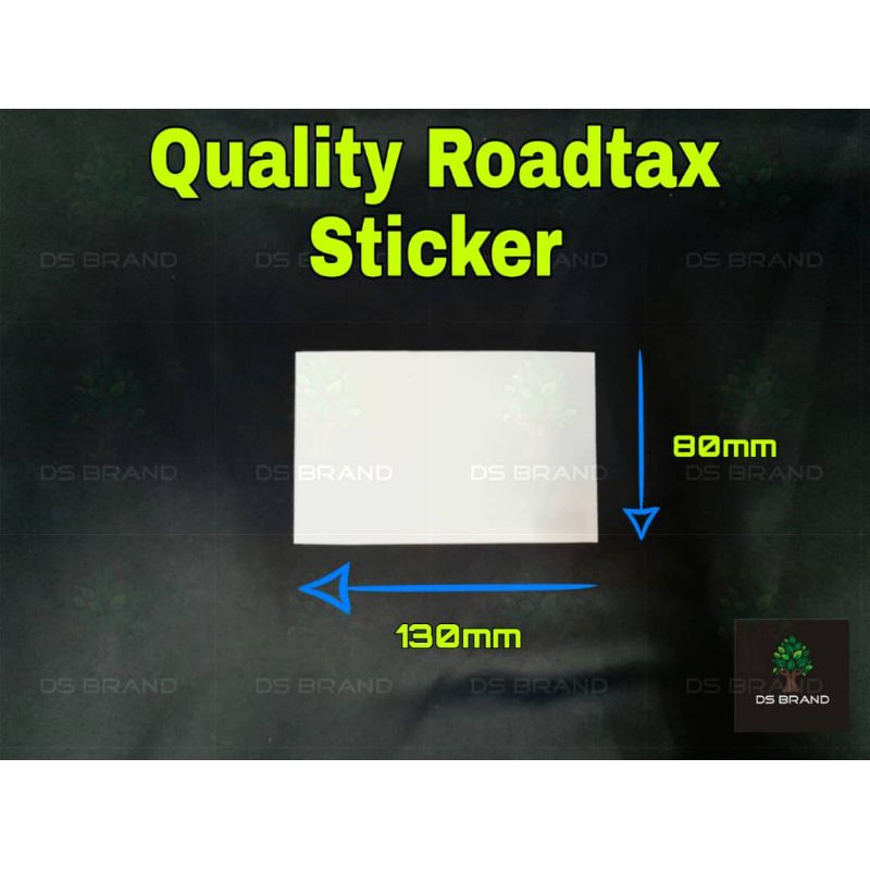 Roadtax Sticker / Puspakom Sticker / Pelekat Cermin Cukai Jalan ...