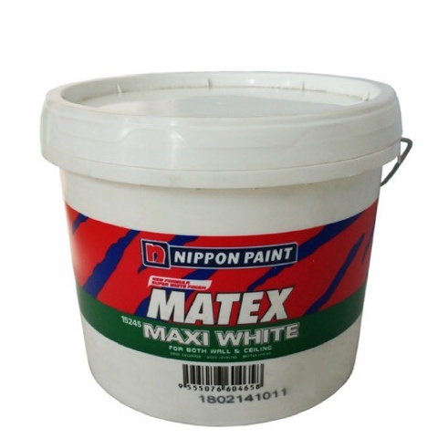 NIPPON SUPER MATEX 7 LITER WHITE 15245 INTERIOR WALL & CEILING EMULSION ...