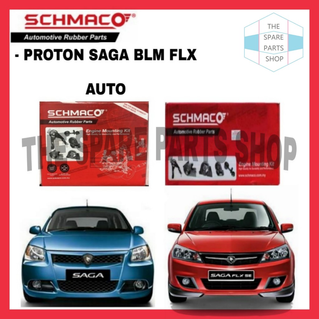 Proton Saga BLM FLX Auto Schmaco Engine Mounting Kit Set (4Pcs in 1 Set ...