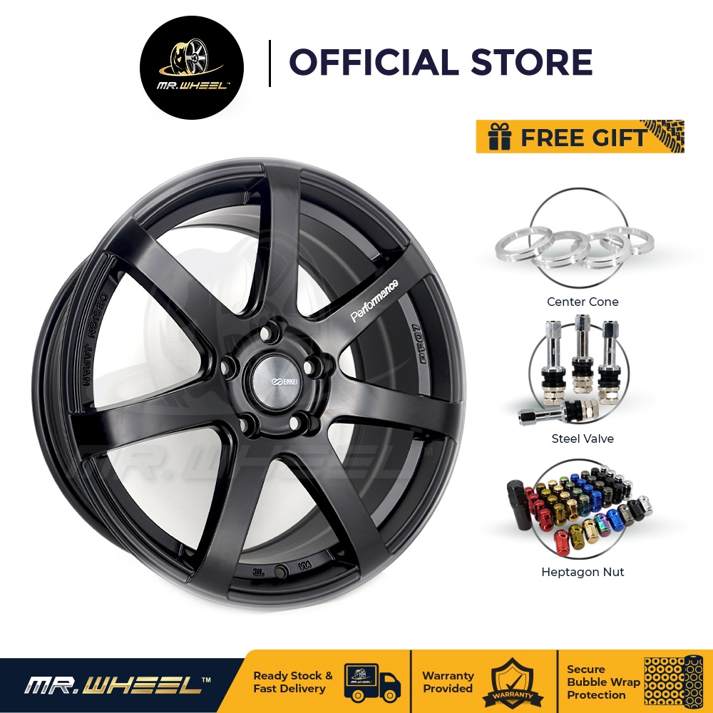 New Sport Rim ENKEI PF07 17x7.5 5H112-114.3 ET42 17 inch Mr Wheel Aruz Inspira X70 X50 Vellfire ...