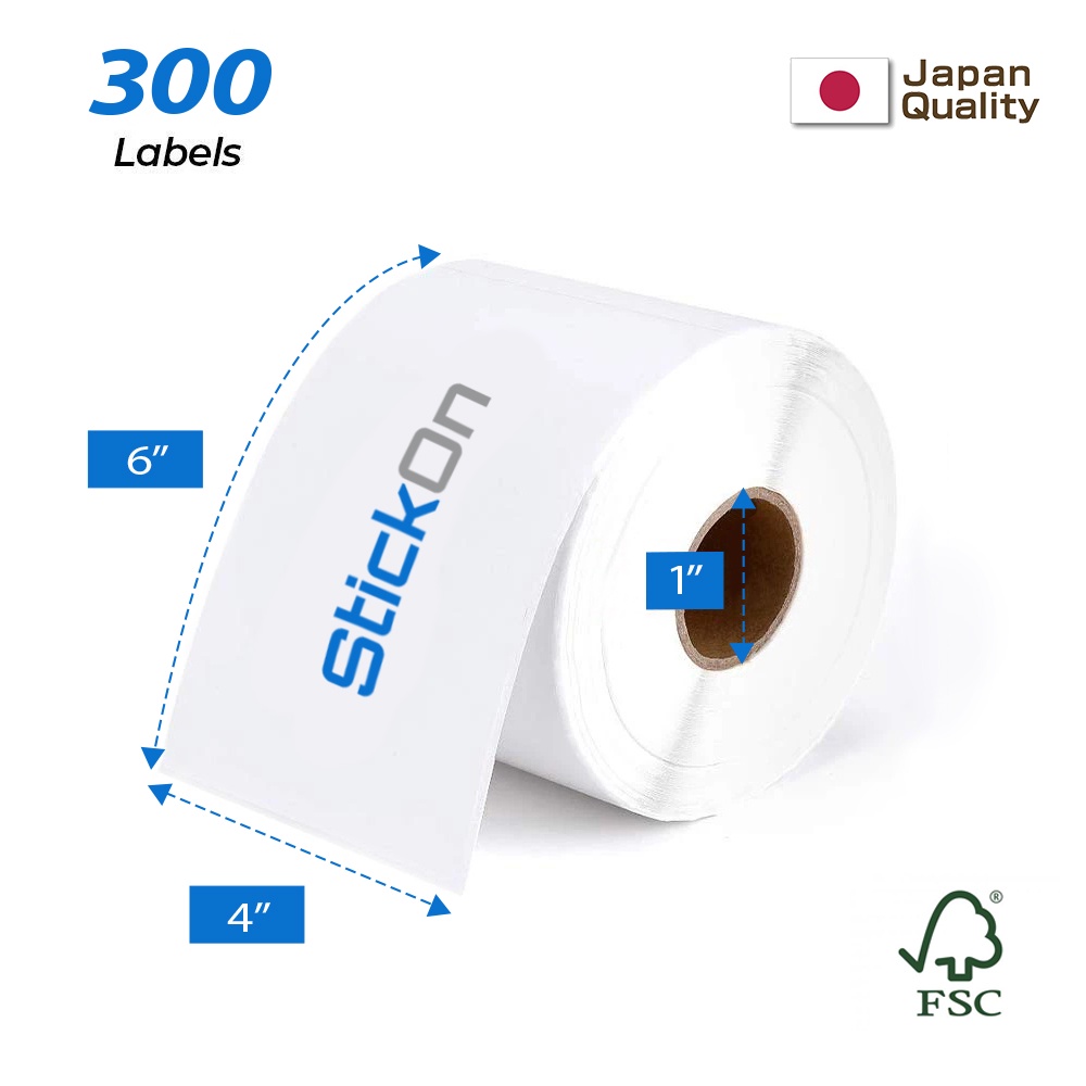 A6 Direct Thermal FSC Roll Waybill Shipping Labels Consignment Note ...