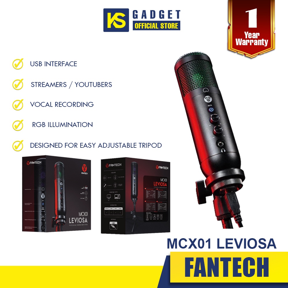 Fantech Professional MIC MCX01 Leviosa | Shopee Malaysia