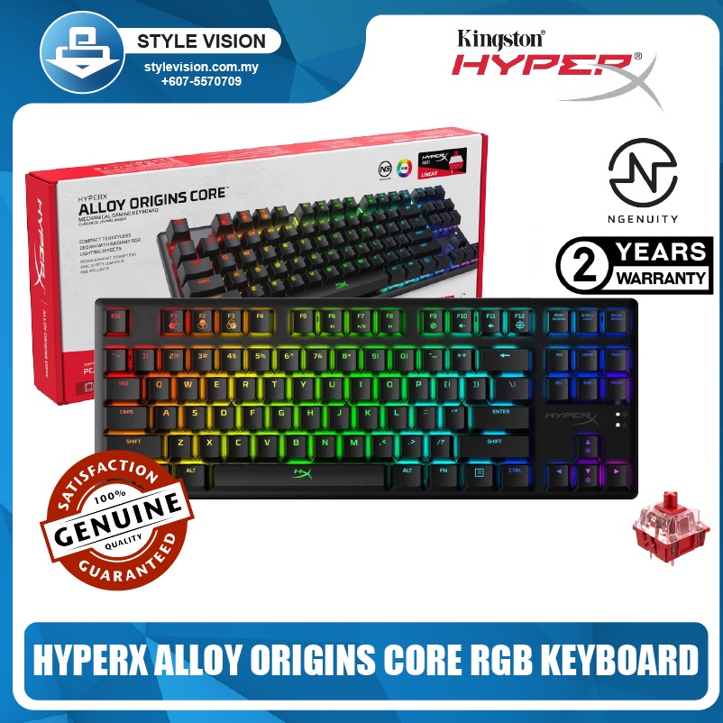 KINGSTON HYPERX ALLOY ORIGINS CORE GAMING KEYBOARD | Shopee Malaysia