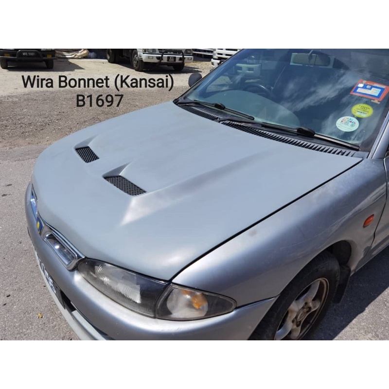 Proton wira sedan aeroback Kansai front bonnet bonet scoop hood air ...