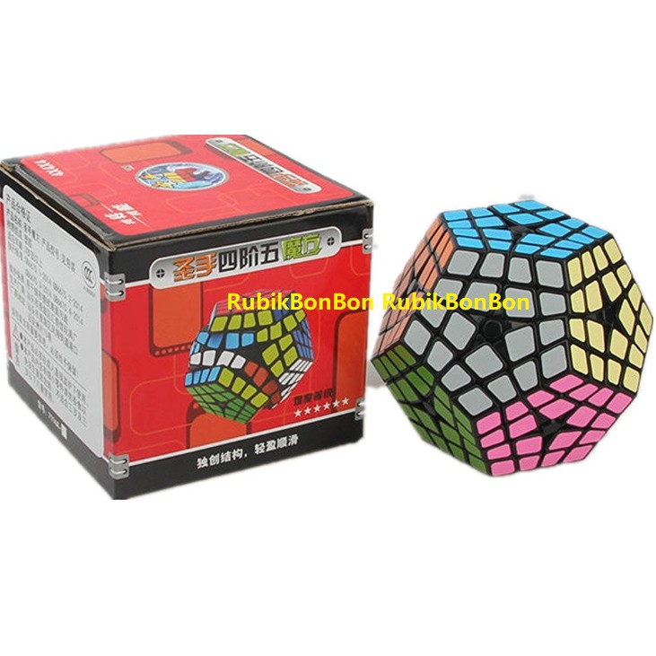 [READY STOCK IN MALAYSIA] 7114A Shengshou Kilominx Black Magic Cube 4x4 ...