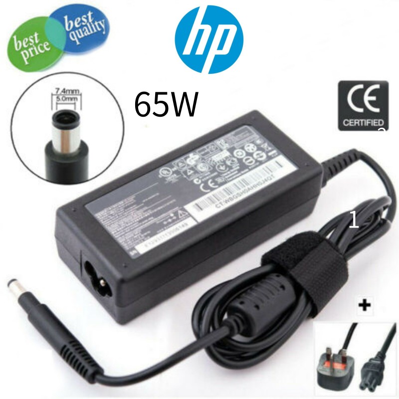 Genuine HP 65W Laptop Adapter Charger 18.5V 3.5A big pin PAVILLION G4 ...