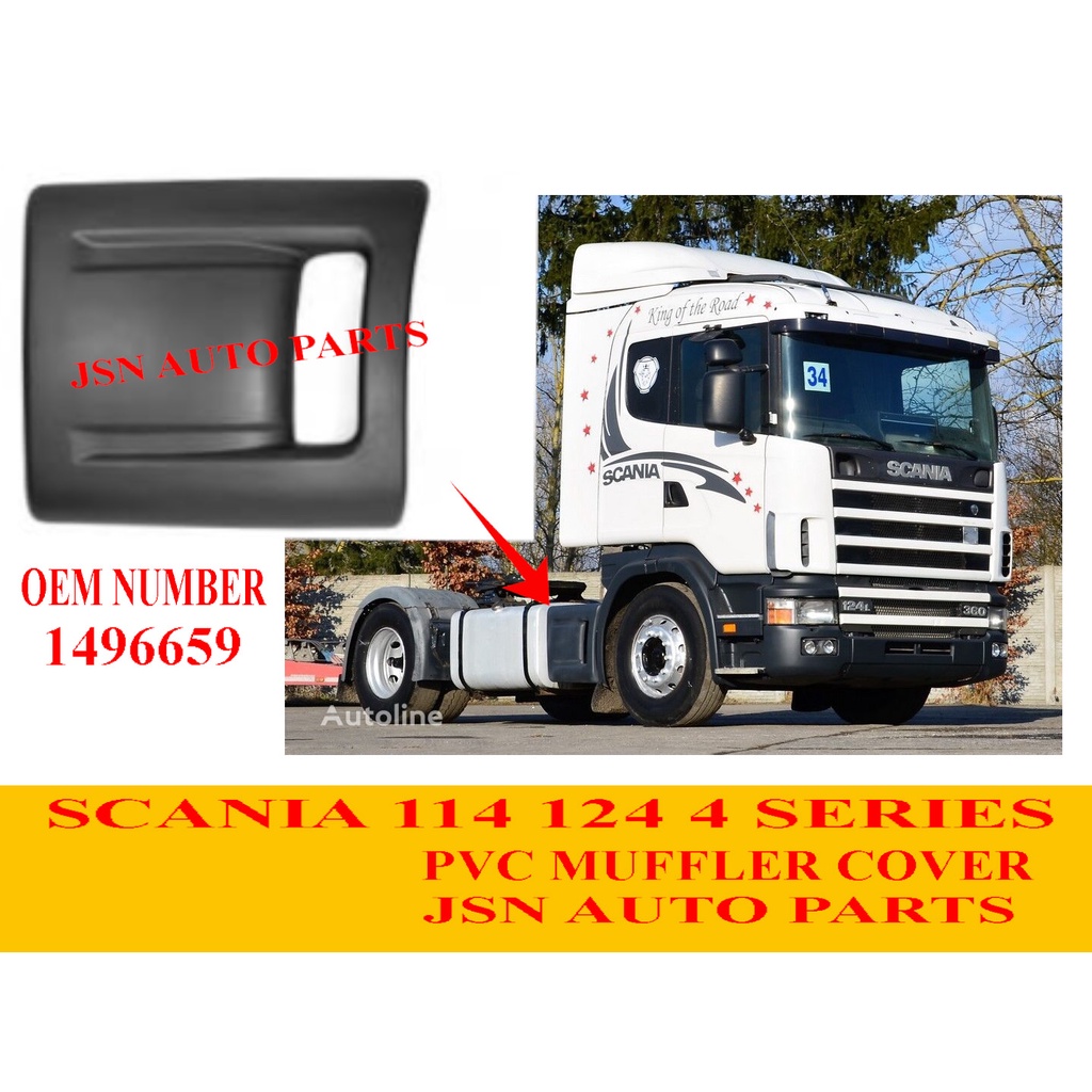 PVC MUFFLER COVER SCANIA 114 124 4SERIES 1496659 1387870 | Shopee Malaysia