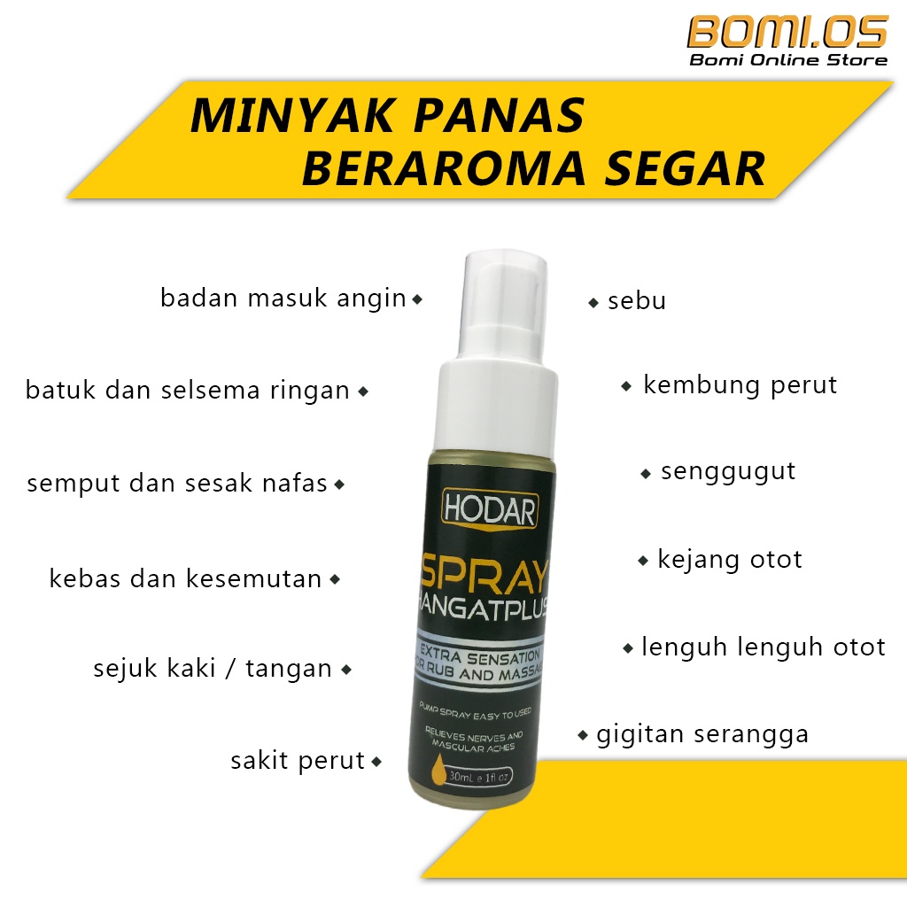 [PANAS] HODAR HANGATPLUS EXTRA SENSE MINYAK PANAS BERPANTANG MINYAK ...